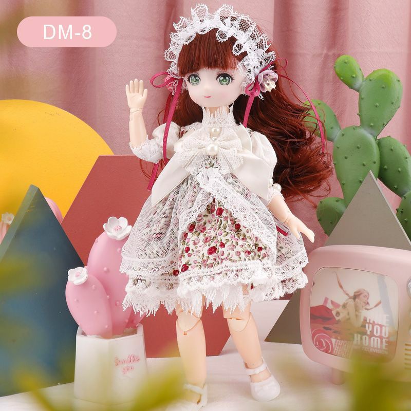 Jual Mainan Anak Boneka BJD Doll 30cm Cute DIY Girls Gift Princess ...