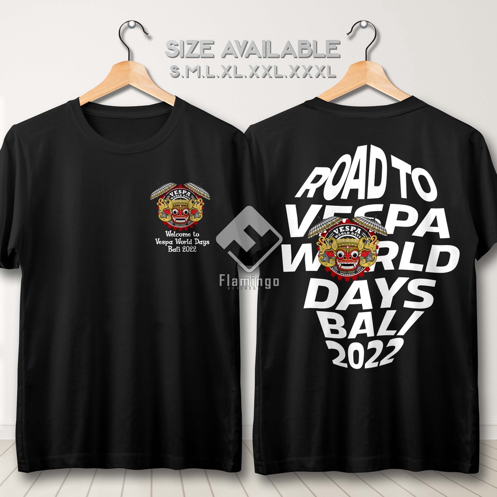 Jual Kaos Vespa World Day 2022 Event Bali Baju VWD 22 Scooter Vespa ...