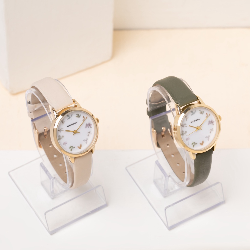 Jual Berrybenka - Jam Tangan Kulit Wanita Sofia Callena Round | Shopee ...