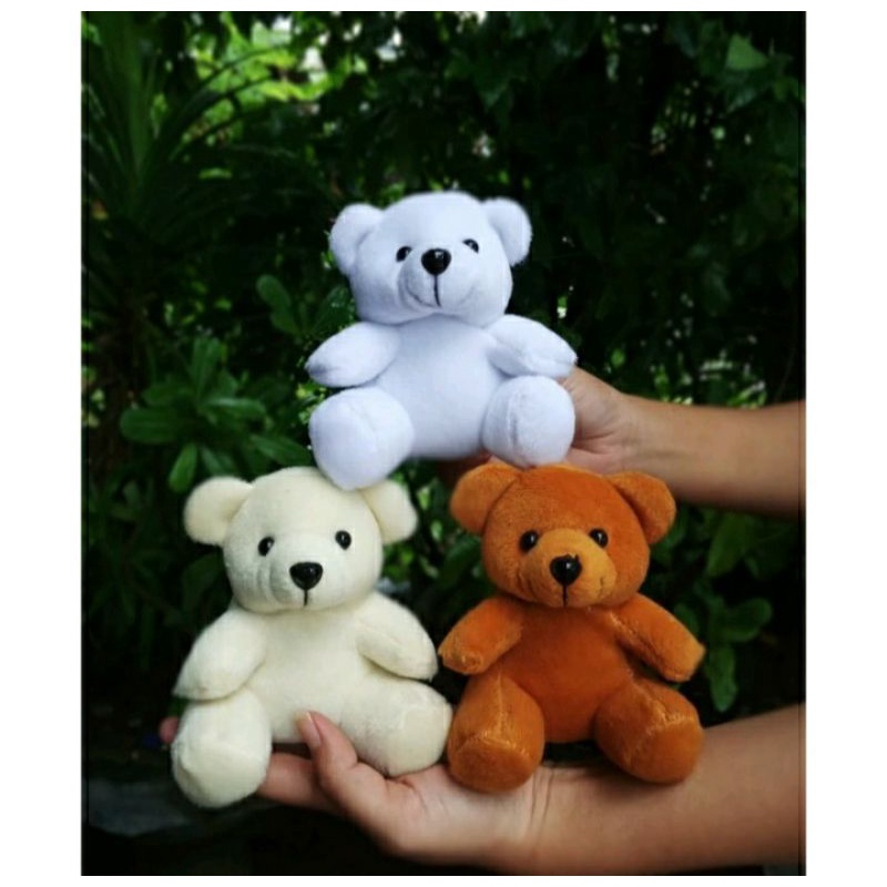 Jual boneka kecil BUCKET / boneka 15 cm / boneka imut / teddy bear ...