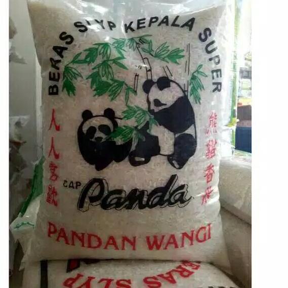 Jual IDIi7I2--Beras pandan wangi panda 5kg [beras bulat=short grain ...