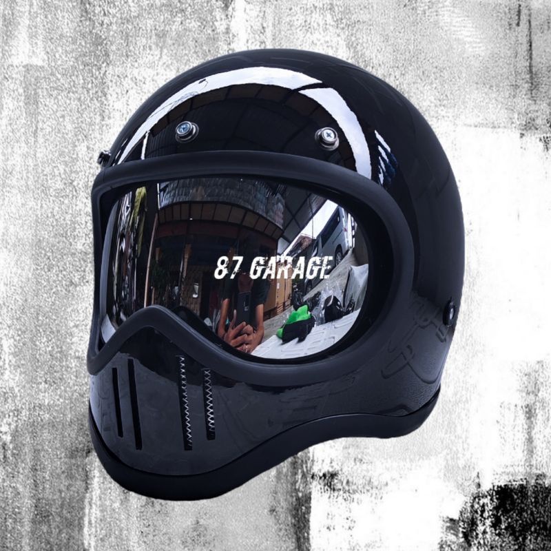 Jual HELM CUSTOM BANDIT SIMPSON M50 CLASSIC RETRO | Shopee Indonesia