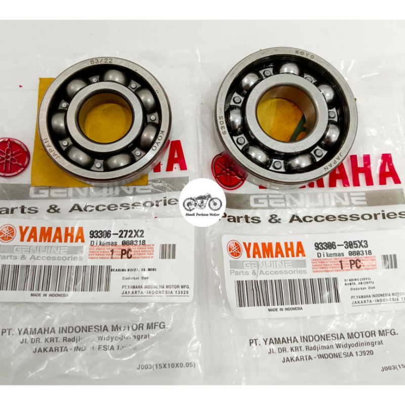 Jual Bearing Kruk As 6305 + 6322 Kiri Kanan Yamaha Mio Spory Smile Soul Nouvo Fino Karbu ...