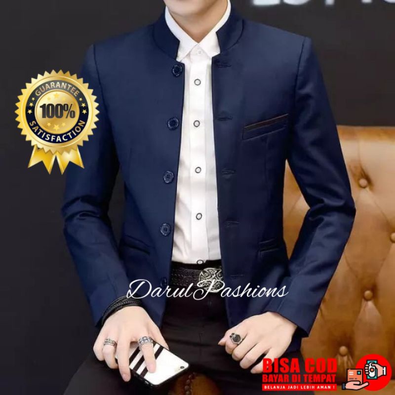 Jual Jasko Pria/Jas Mandarin/jasmasakini | Shopee Indonesia