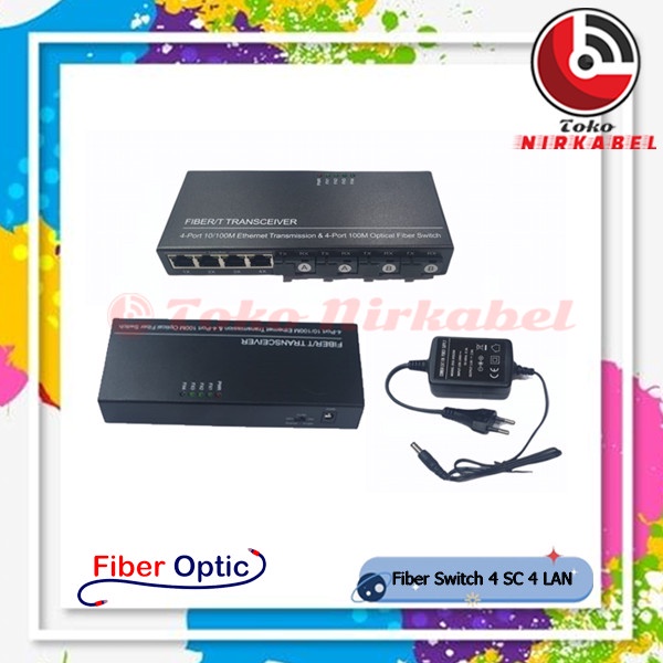 Jual Media Converter 4 Port Fo 4 Port Lan 100 Base-T / 4 Fo 4 Lan | Shopee Indonesia