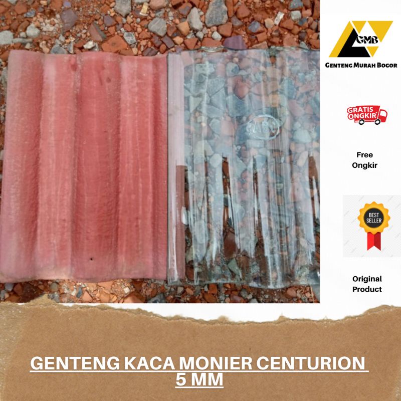 Jual Genteng Kaca Transparant Kenteng Monier Centurion Ketebalan 5 mm ...