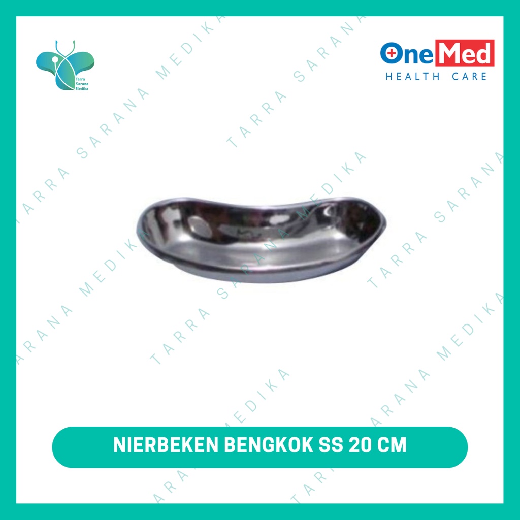 Jual OneMed Nierbeken Bengkok Stainless Steel 20cm | Shopee Indonesia