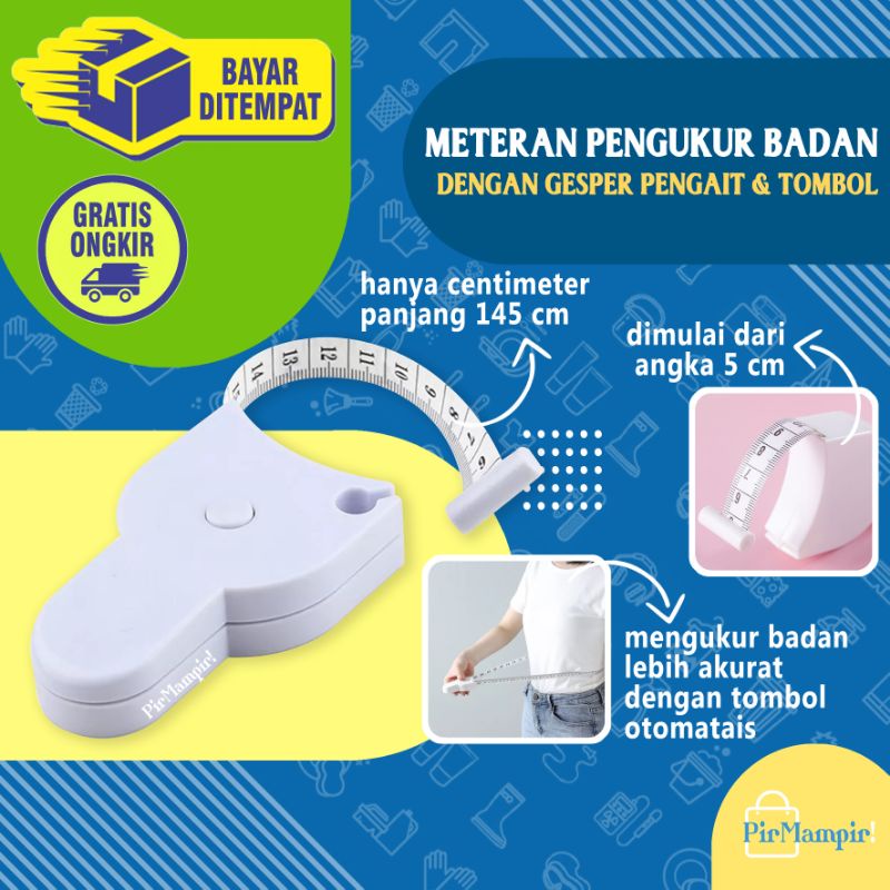 Jual AUTOMATIC BODY MEASUREMENT - Alat Meteran Badan 145 cm Tombol ...
