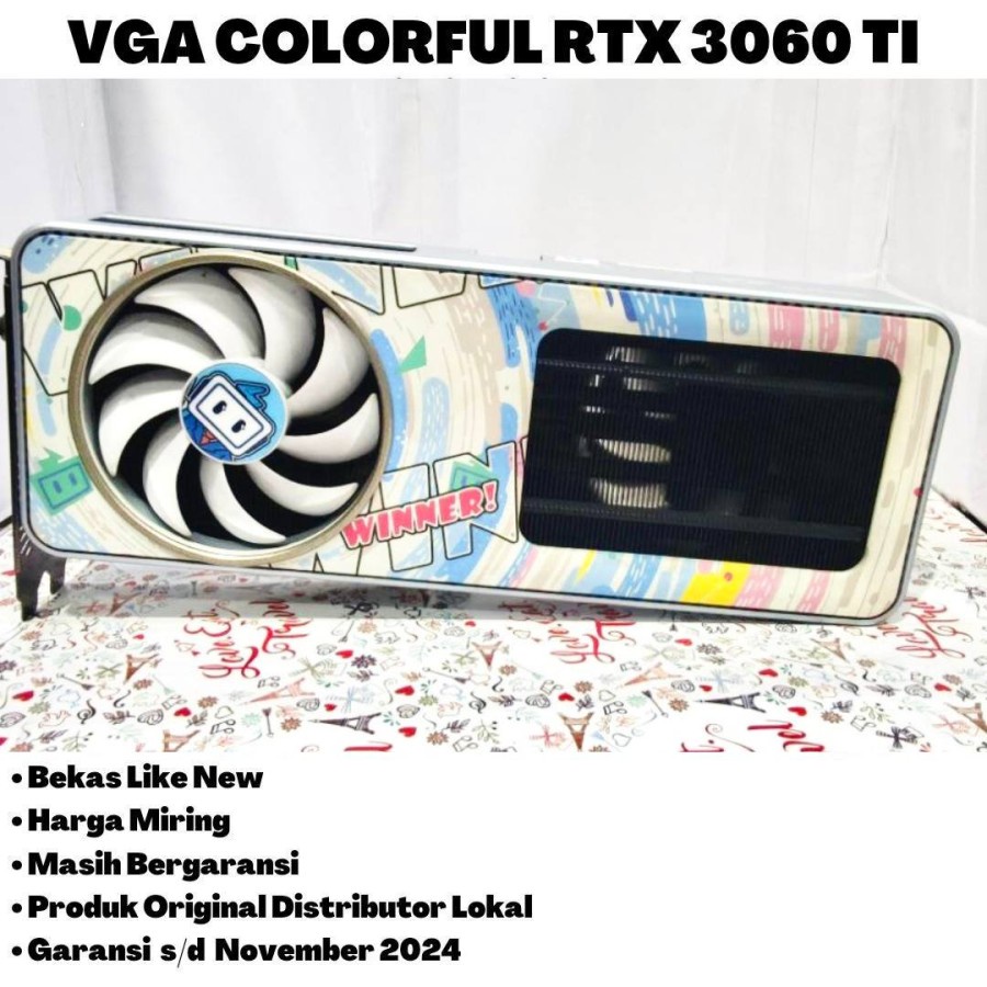 Jual VGA Nvidia RTX 3060 Ti 8GB 256 bit DDR6 Harga Miring | Shopee ...
