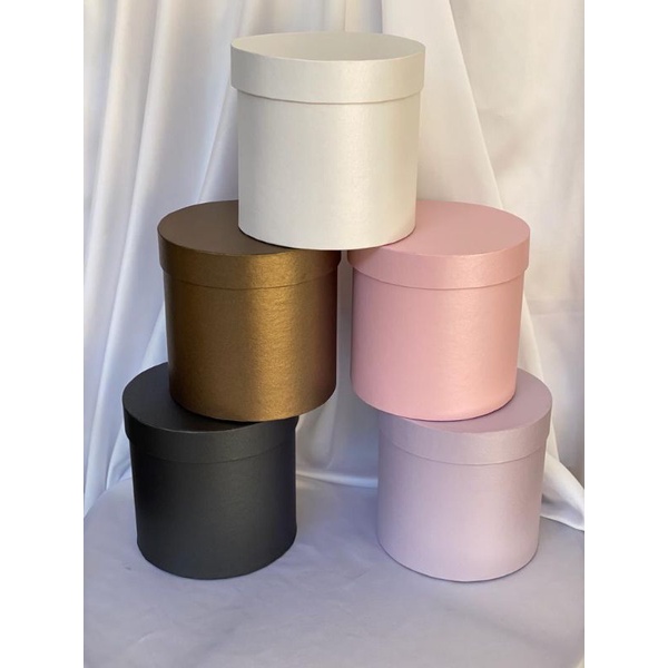 Jual Bloom Box Bulat Round Gift Box Tempat Kado Florist Hampers D20 T25 | Shopee Indonesia