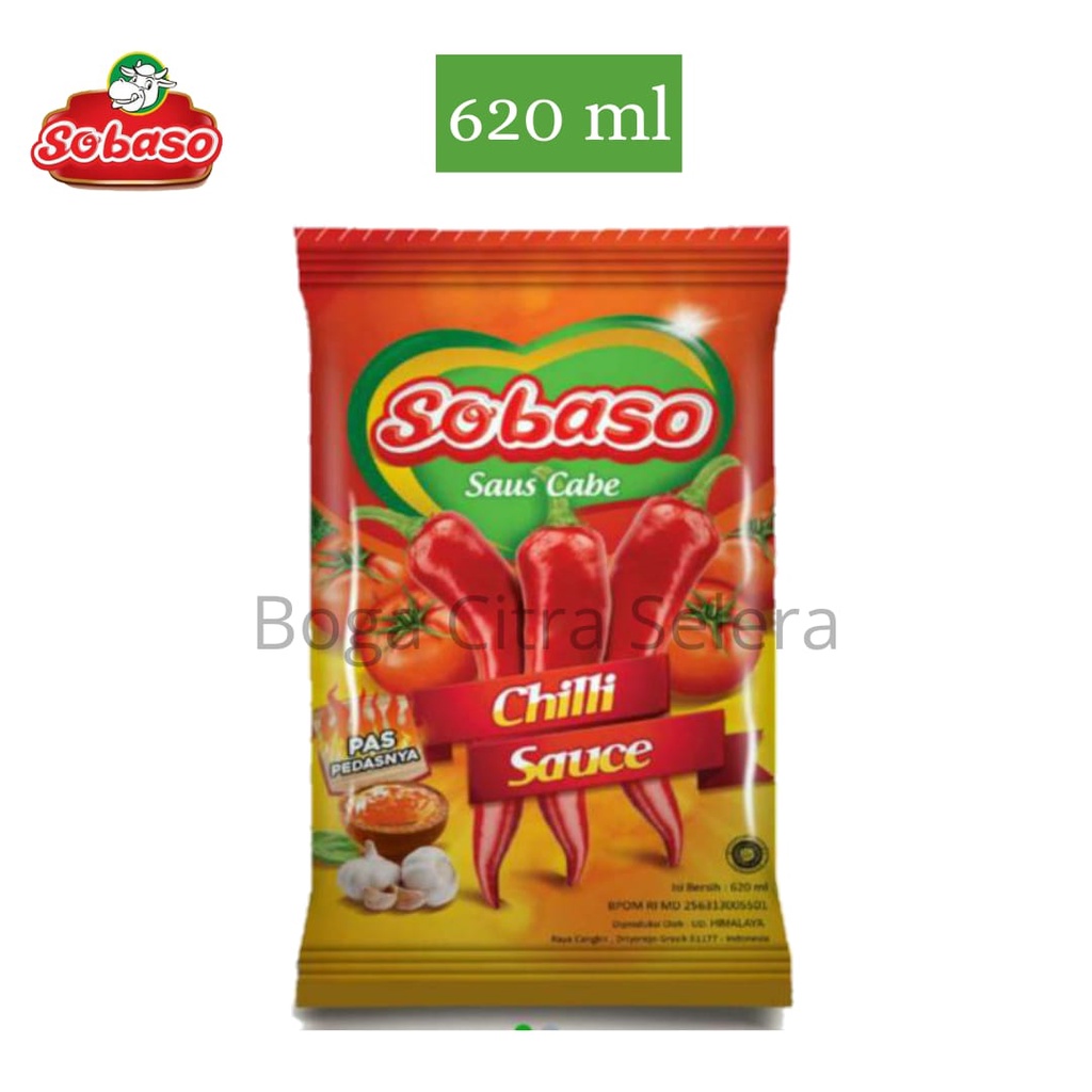 Jual 1 Dus Sobaso Saos Cabe, Saos Sambal 620ml (isi 12 pcs) | Shopee ...