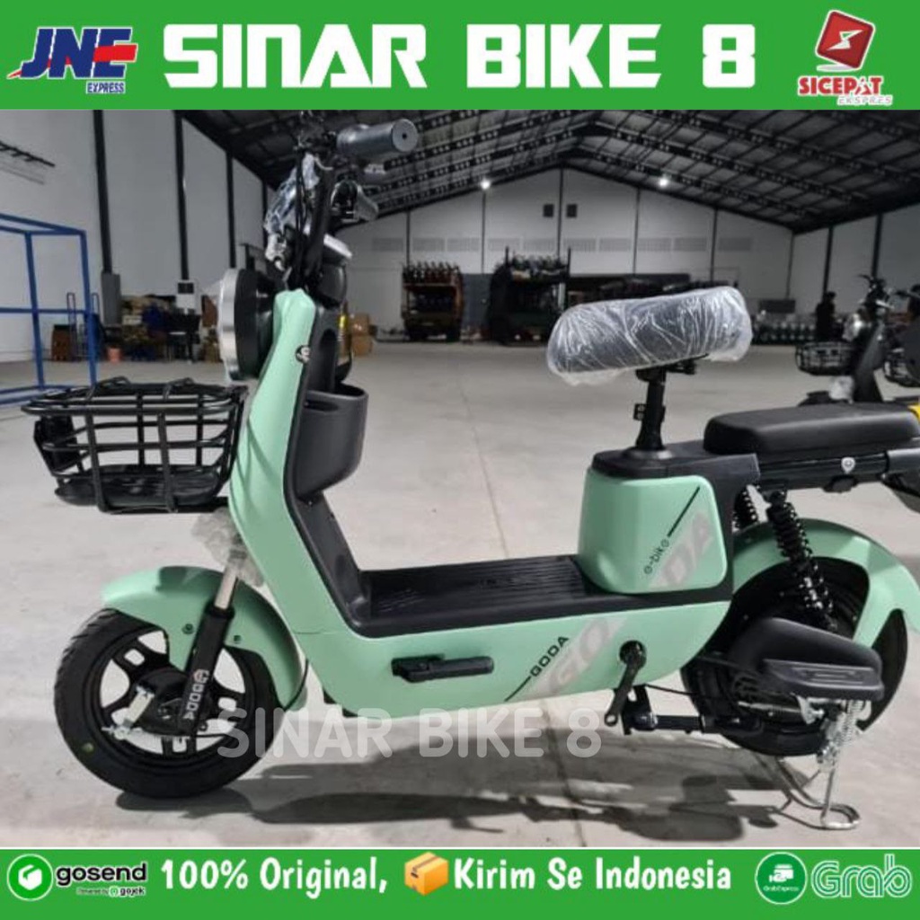 Jual SEPEDA LISTRIK GODA 147 TIGER 48V 12AH DESAIN TERBARU 500 WATT ...