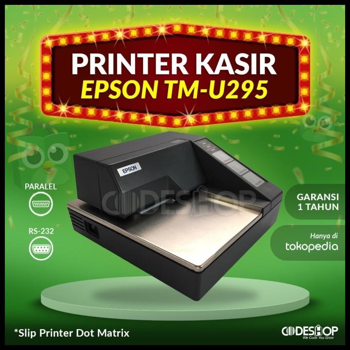 Jual Produk Baru Printer Kasir Pos Dot Matrix Epson Tmu295 Slip ...