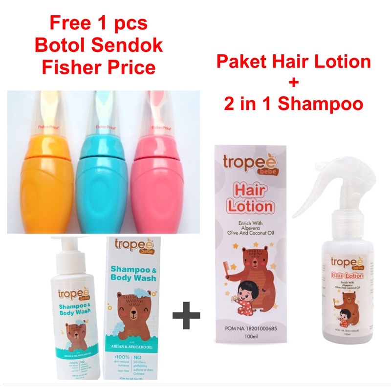 Jual TROPEE Bebe HAIR LOTION / SHAMPO KEMIRI ( Candlenut Shampoo) / MINYAK KEMIRI KUKUI ( Oil ...