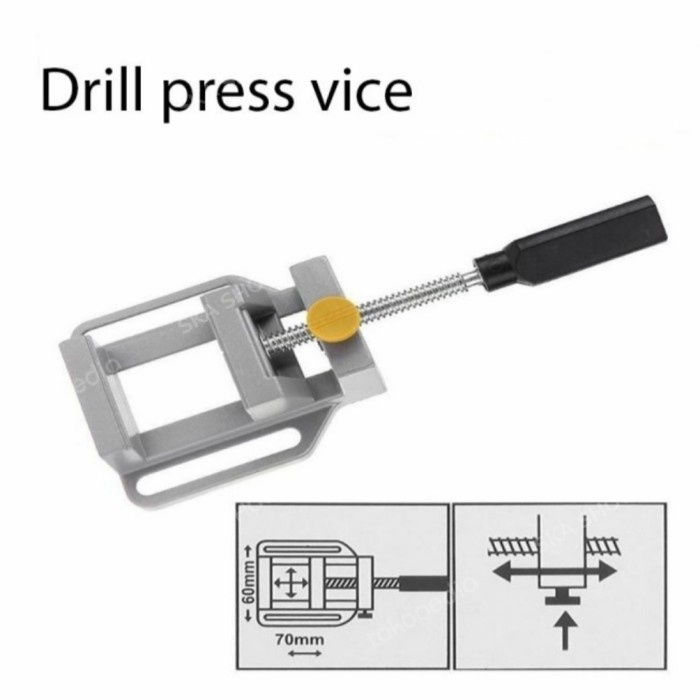 Jual Ragum Catok Stand Bor Quick Release Drill Press Vice Penjepit ...