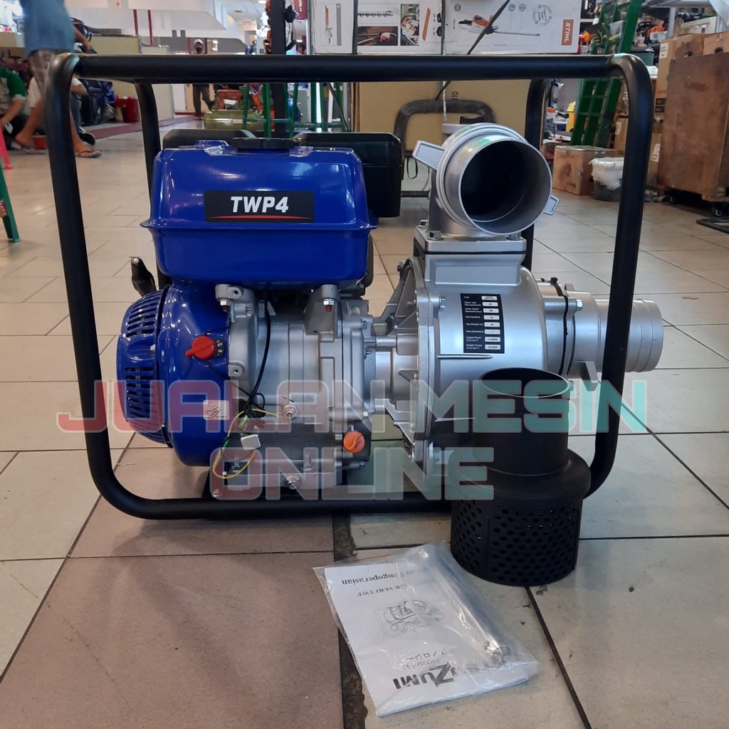 Jual Pompa Alkon Irigasi 4 Inch Bensin Tsuzumi Pompa Air Sawah TWP4 ...