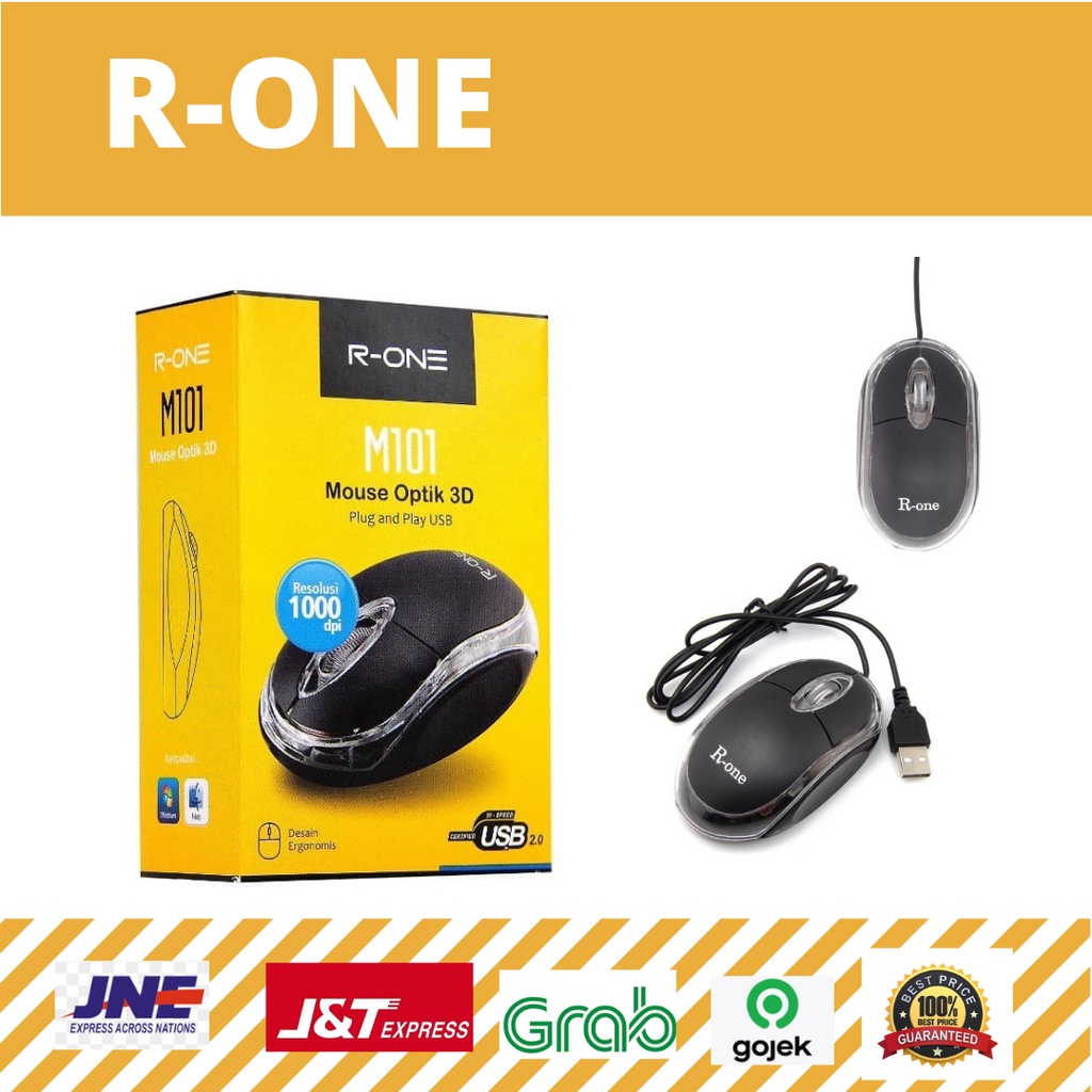 Jual MOUSE USB KABEL R-ONE MURAH | Shopee Indonesia