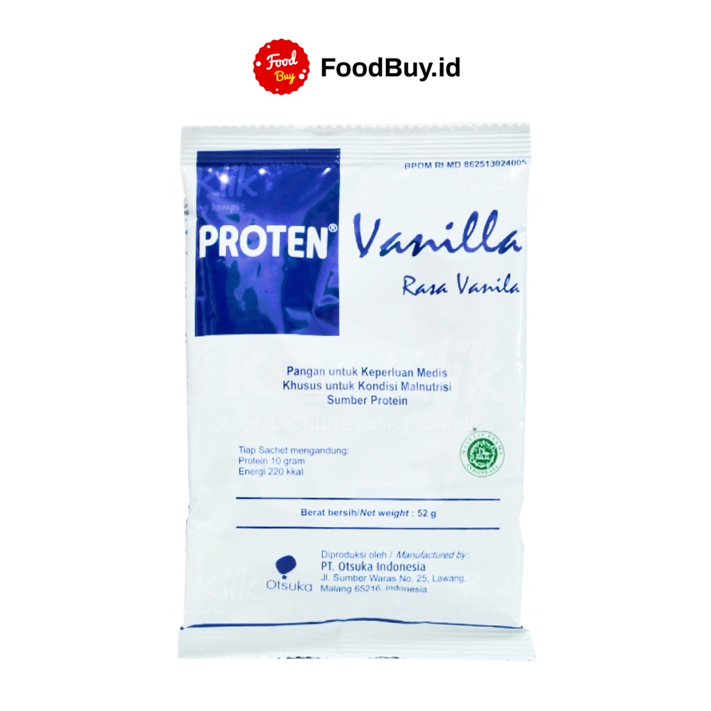 Jual Susu Proten Sumber Protein Vanila 52 gr | Shopee Indonesia