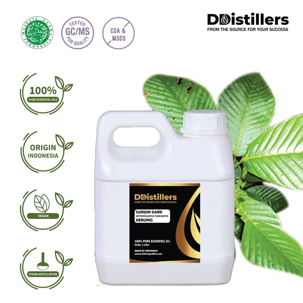Jual Gurjun Dark / Keruing Essential Oil Pure 100%, 500ML-1L HDPE/SS ...