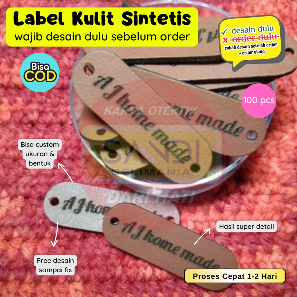 Jual Paket 100 pcs Label Produk Jilbab Rebranding / Label Kerudung ...