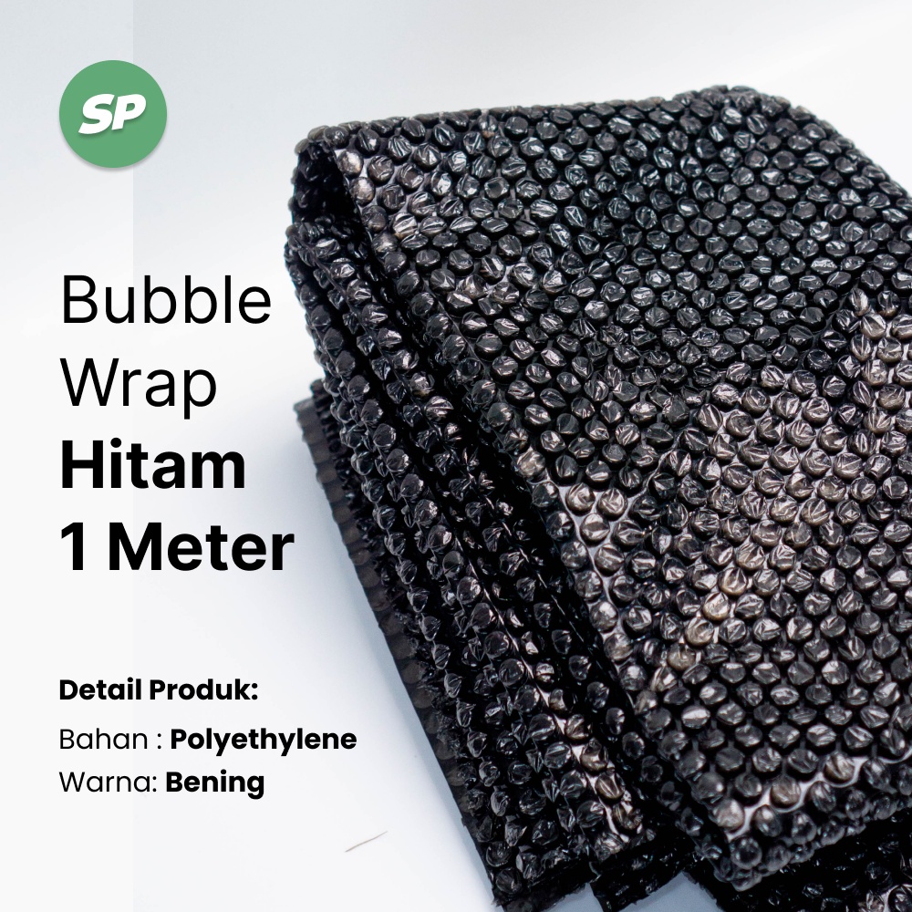 Jual Bubble Wrap Hitam 1 Meter | Sarjana Packaging - Bubble Wrap 1,25 x ...