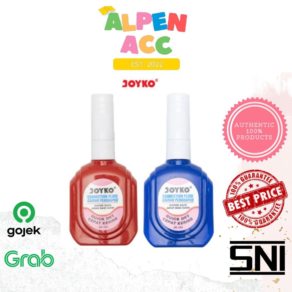Jual JOYKO Correction Fluid JK-101 JK-101A | TipE X | Tip X Cair Joyko ...