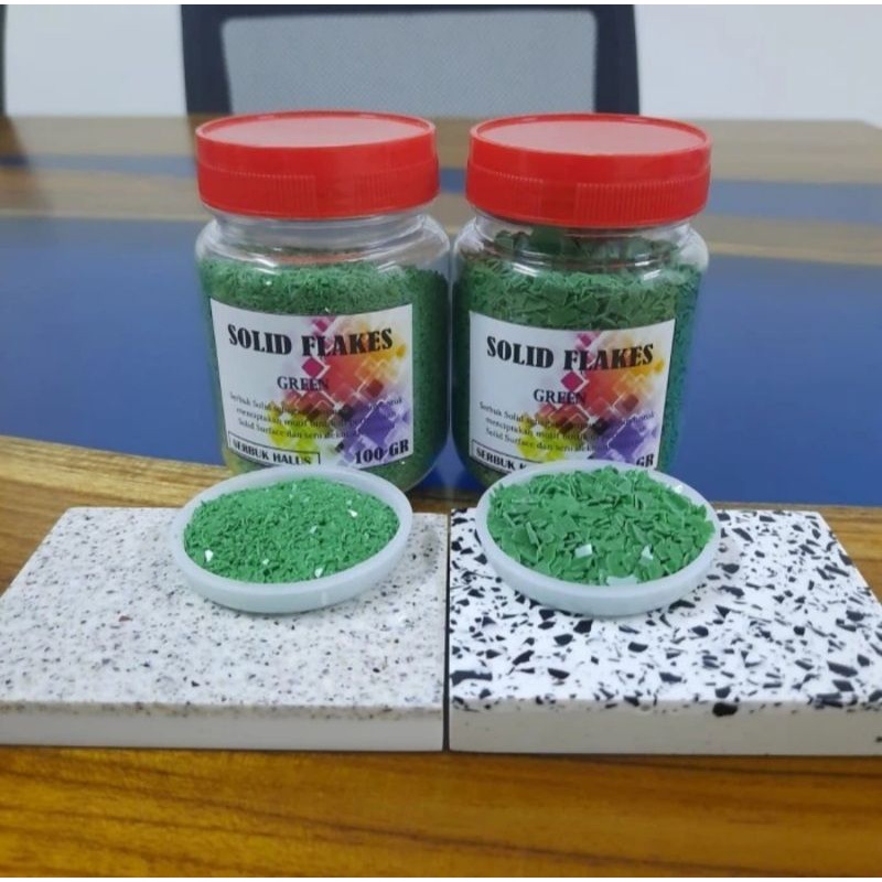 Jual Serbuk Solid Flakes untuk motif bintik Solid Surface (Kasar ...