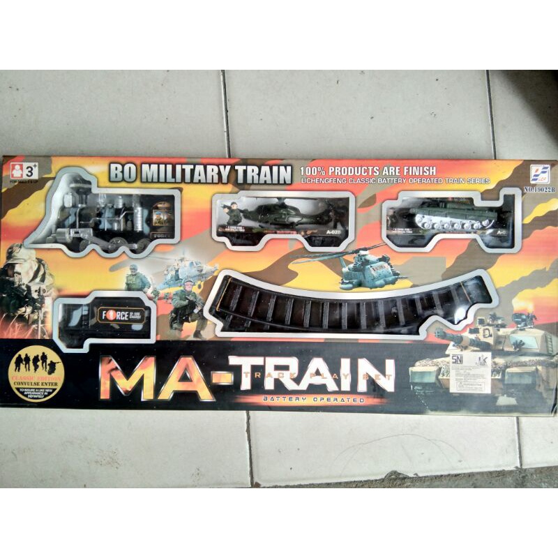 Jual Kereta Api ARMY PLUS ASAP / GERBONG 3 / OBRAL STOK LAMA - PT TOYS ...