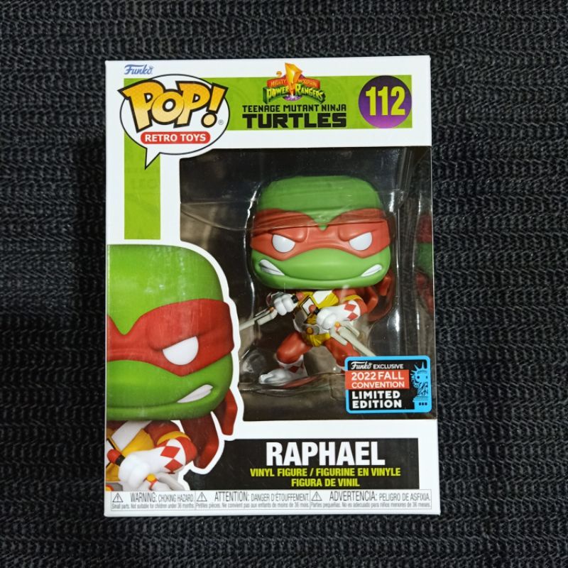 Jual Funko Pop! MIGHTY MORPHIN POWER RANGERS: TEENAGE MUTANT NINJA TURTLES: RAPHAEL #112 (2022 ...