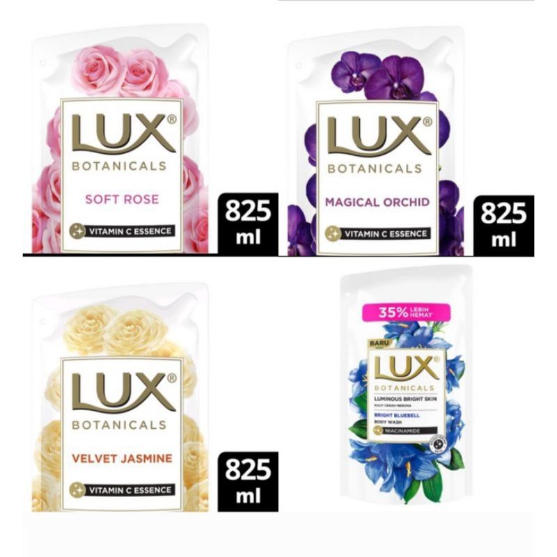 Jual Lux Botanical Body Wash 825ml Refill | Shopee Indonesia