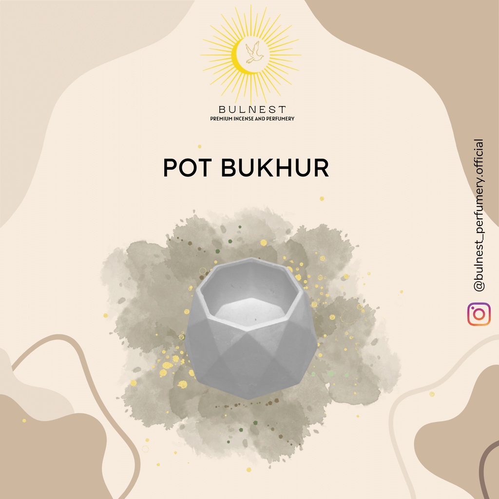 Jual Pot Bukhur | Tempat Bakar Bukhur Aesthetic | Shopee Indonesia