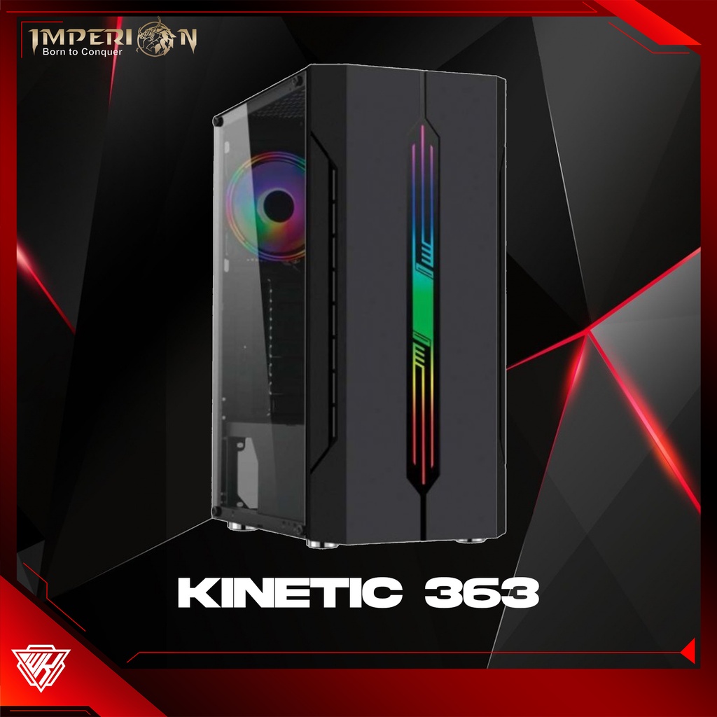 Jual CASING GAMING ATX IMPERION KINETIC 363 | Shopee Indonesia
