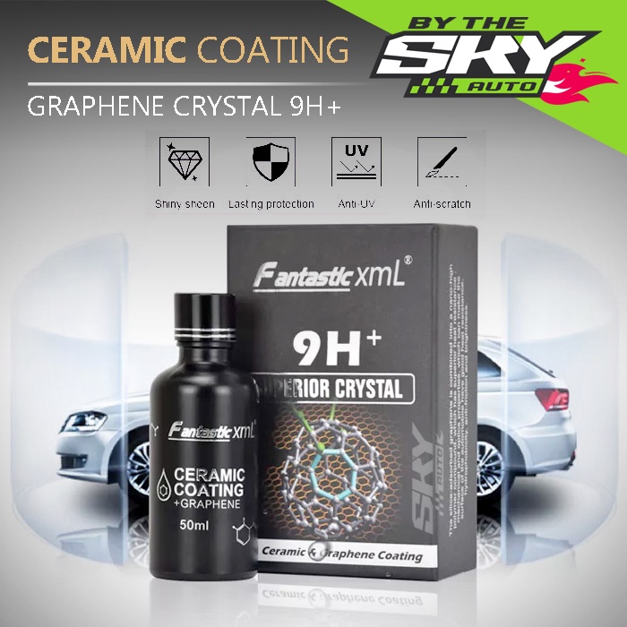 Jual Nano Ceramic Coating Mobil Crystal Diamond Graphene Coating 50ml ...