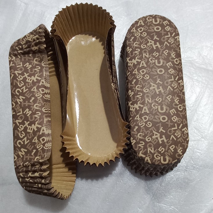 Jual Paper Cup Roti OVAL Cup Case Tatakan Kertas Roti Makanan ...