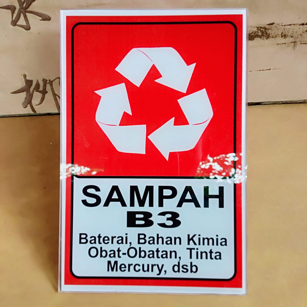 Jual STIKER dan AKRILIK SAMPAH B3 | Shopee Indonesia