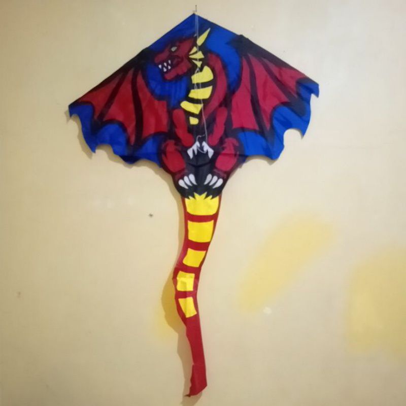 Jual layangan hias motif naga (MOHON BACA DULU SEBELUM MEMESAN ...