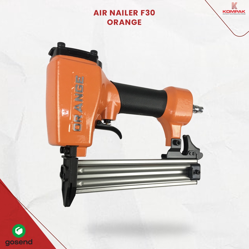 Jual ORANGE F30 ORANGE Mesin air nailer F30 staples angin tembak paku ...
