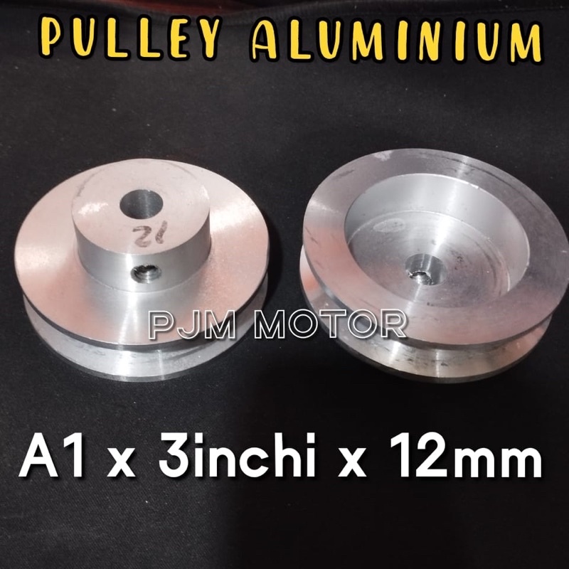 Jual A1x3x12mm Alma pully poli pulley puli mesin dinamo pengerak ...