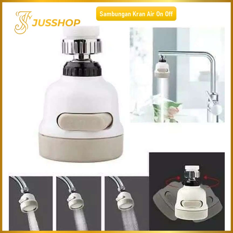 Jual Sambungan Kran Air Switch On Off Sambungan Kepala Keran Air 3 Mode ...