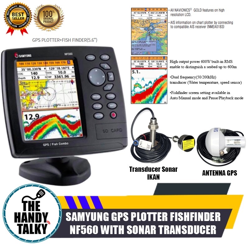 Jual SAMYUNG FISHFINDER NF560 NF-560 NF 560 GPS KAPAL PENCARI IKAN ...