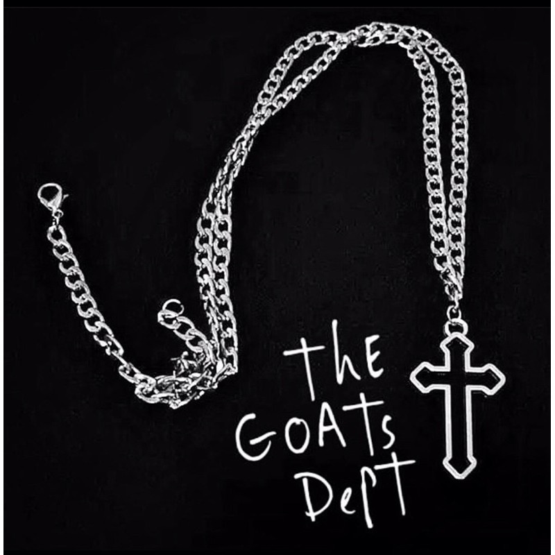 Jual The Goats Dept Hollow Cross Chain / kalung salib skena scena style ...
