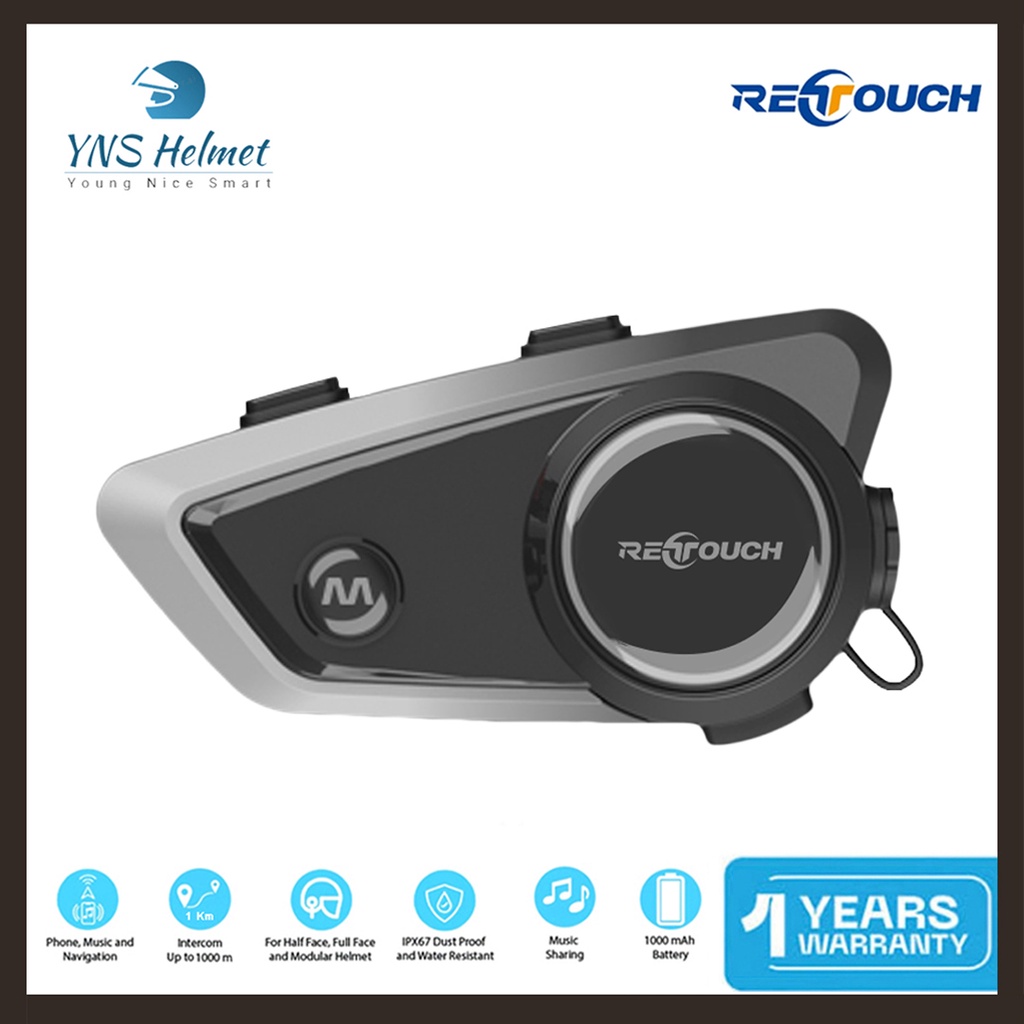 Jual Intercom Bluetooth Helm Retouch X5 | Shopee Indonesia