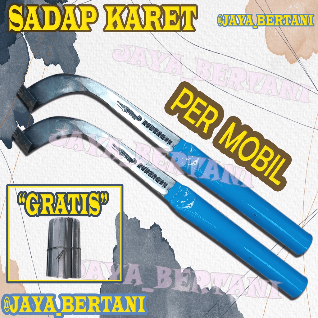 Jual PISAU SADAP KARET BAJA PER DIESEL ( PER MOBIL ) / ALAT SADAP KARET ...
