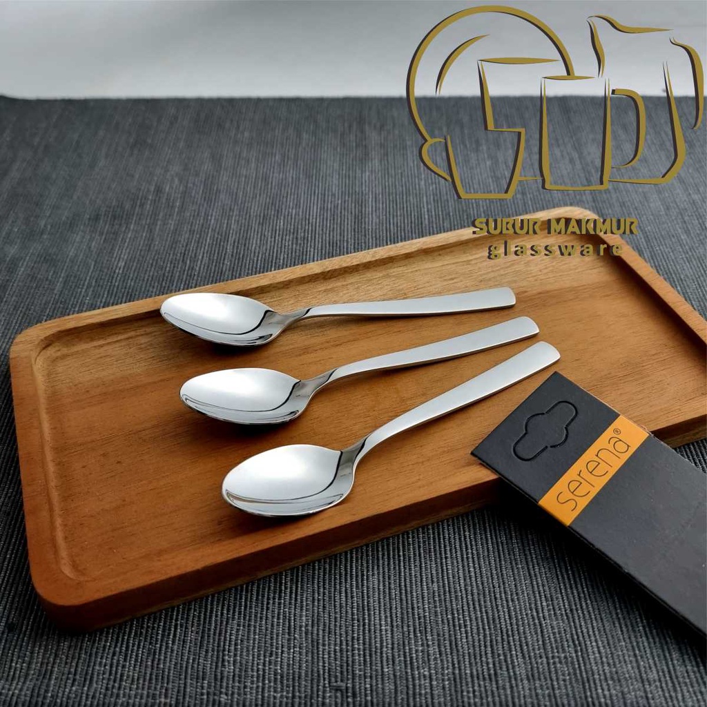 Jual [3 pcs] SERENA Vermont Tea Spoon. Sendok Teh Hotel Stainless Tebal ...
