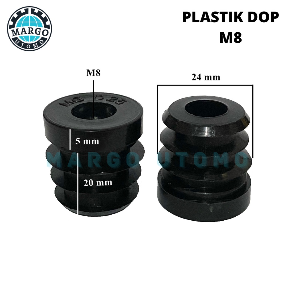 Jual Plastik Kaki Kursi Meja Bulat DOP D25 1" inch M8 Kunci Pas 13 ...