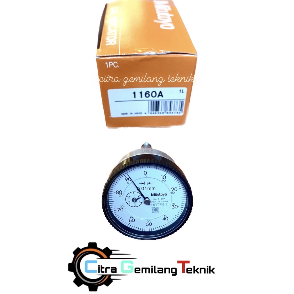 Jual Mitutoyo dial indicator 1160A/ dial gauge/ indikator/ alat ukur ...