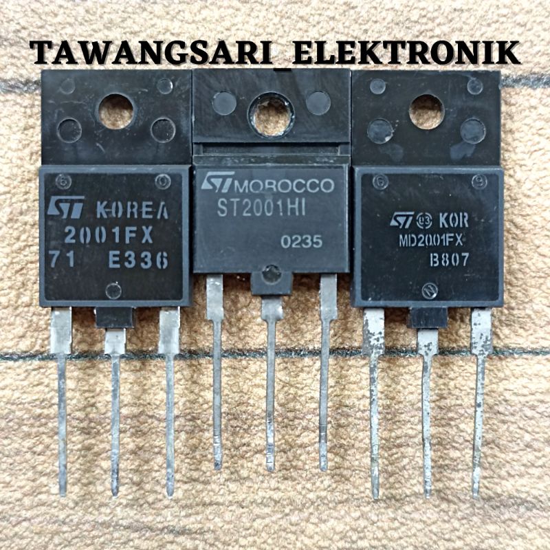 Jual tr md2001fx Tr st 2001 fx Transistor Regulator MD2001FX Original ...