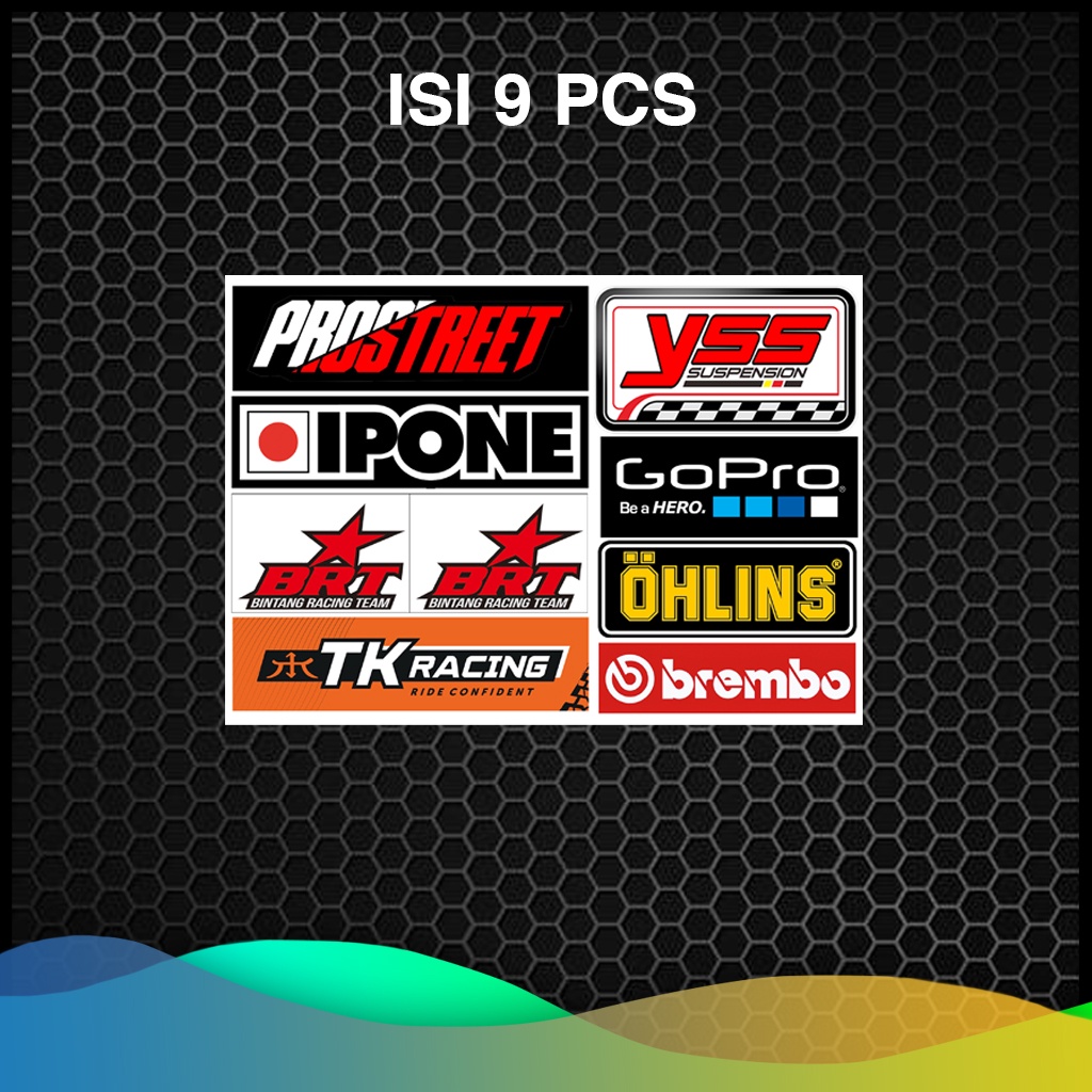 Jual Stiker Pack Racing / Stiker Motor Otomotif / Sticker Racing Pack ...