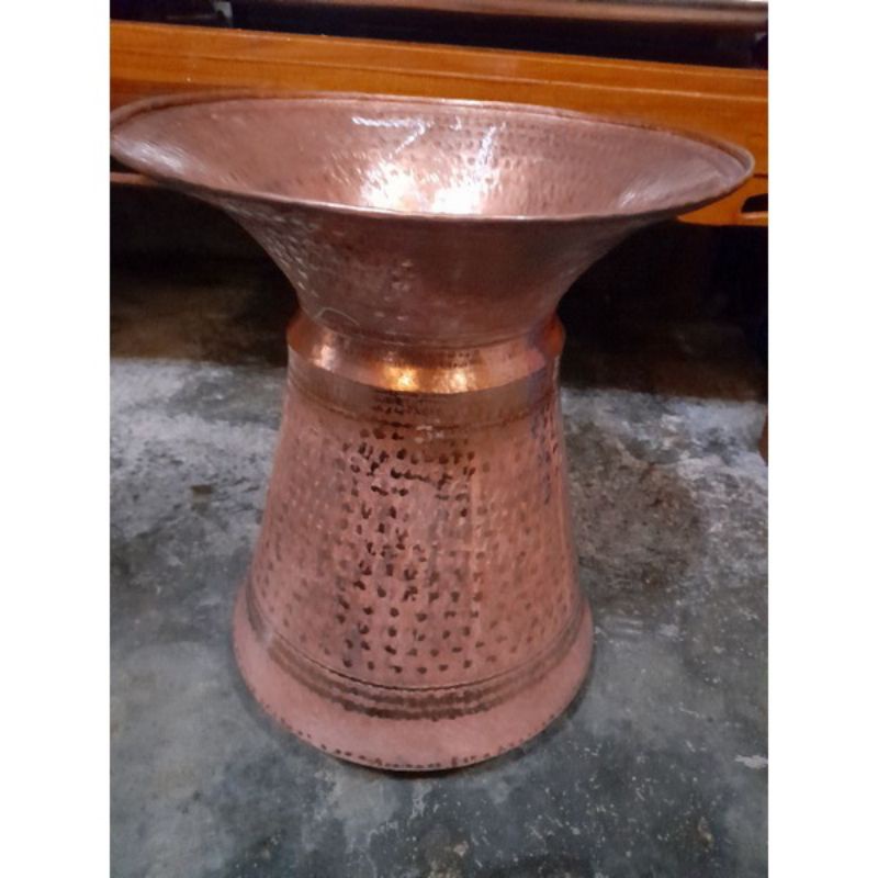 Jual Seeng/Dangdang Asli Tembaga kuno uk 30-36 cm kapasitas -/+ 4Liter ...