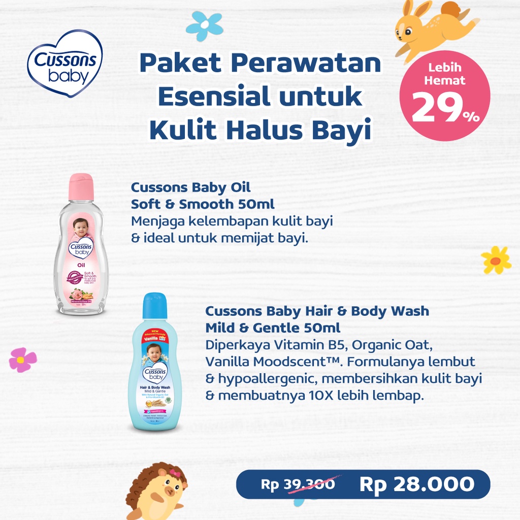 Jual Cussons Baby Daily Essential Pack - Paket Sabun Bayi | Shopee ...